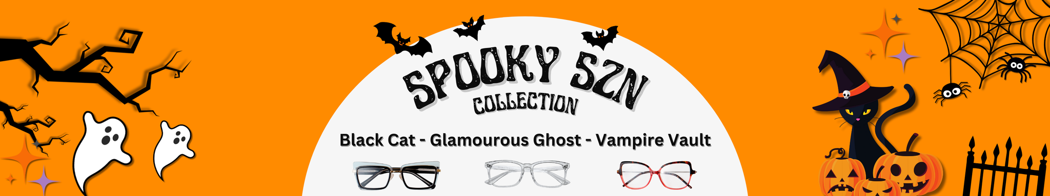 Spooky Eyewear Collection | Buy Fun Glasses Online T&T | Reflexa